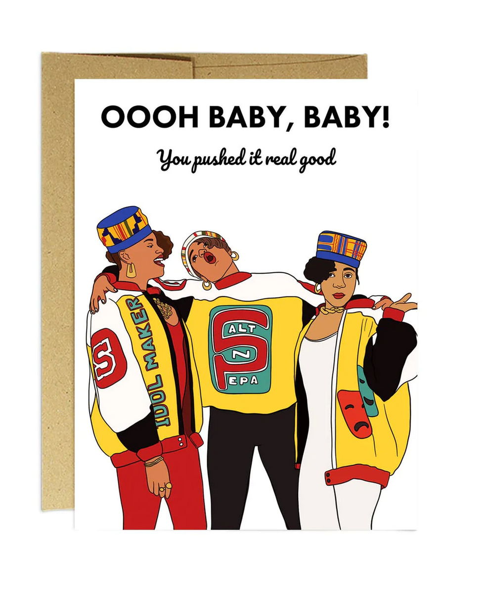 Oooh Baby, Baby Greeting Card ~ Party Mountain Paper Co – Olive it Boutique